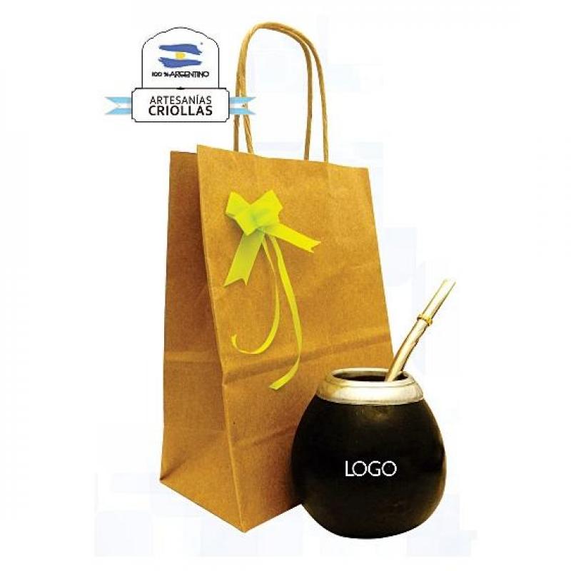 Mate Grabado y Bombilla - 100%Argentino